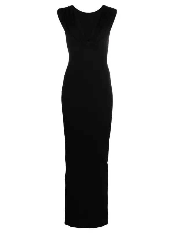 Givenchy Cowl-neck Maxi Dress - Black