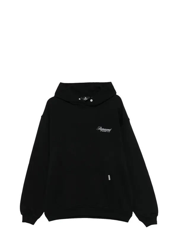 REPRESENT Owners Club Script Hoodie - Black