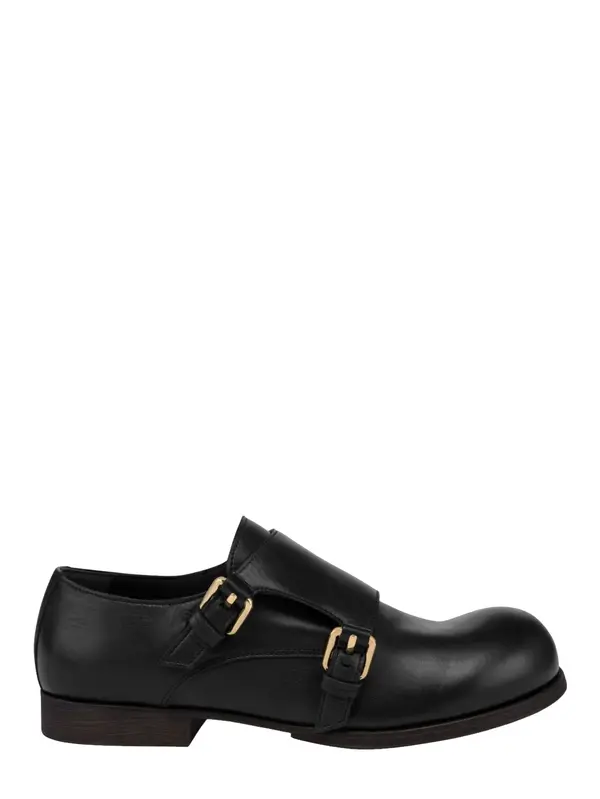 Moschino Classic Monk Shoes - Black