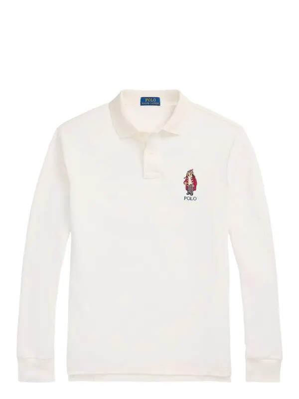 Polo Ralph Lauren Embroidered Polo Shirt - Neutrals