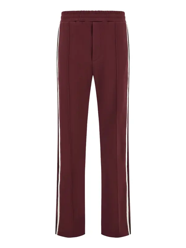 FERRAGAMO Stripe-detail Track Pants - Red