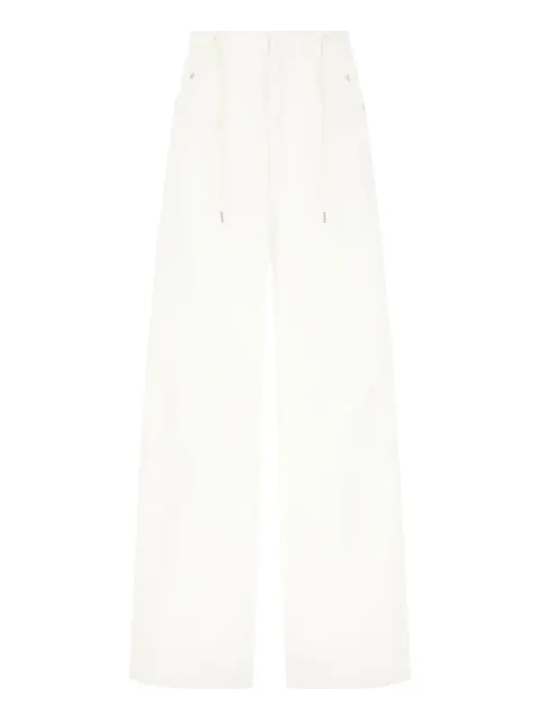 DARKPARK Cotton Palazzo Pants - White