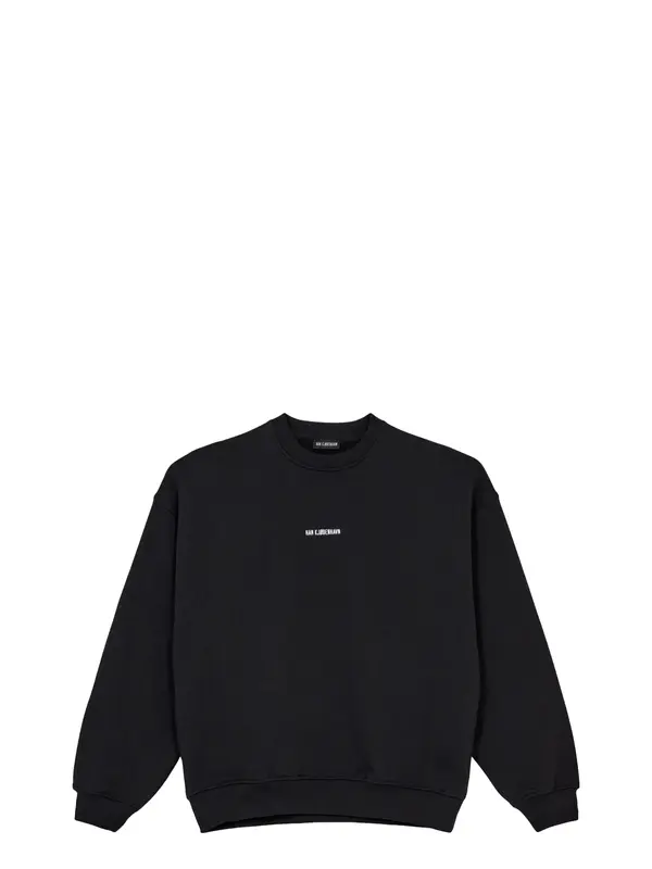 HAN KJØBENHAVN Embroidered Logo Sweater - Black