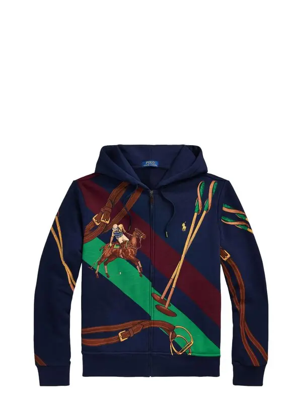 Polo Ralph Lauren Pony-motif Hoodie - Blue