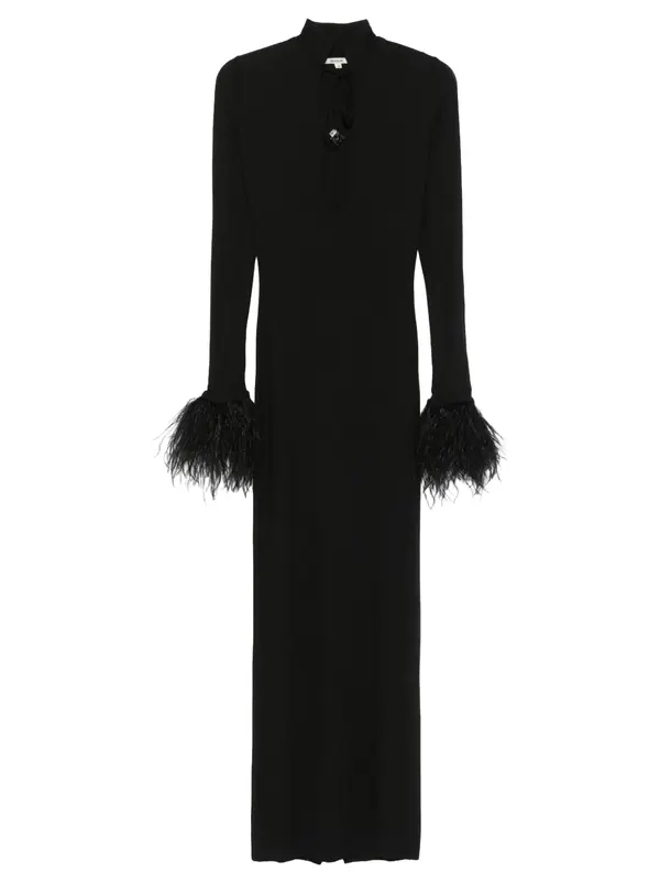 MANURI Luna Maxi Dress - Black
