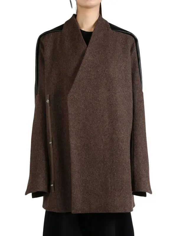 Rick Owens Double-breasted Jacket - Brown