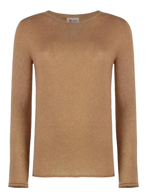 THE (ALPHABET) Silk-cashmere Blend Pullover - Brown