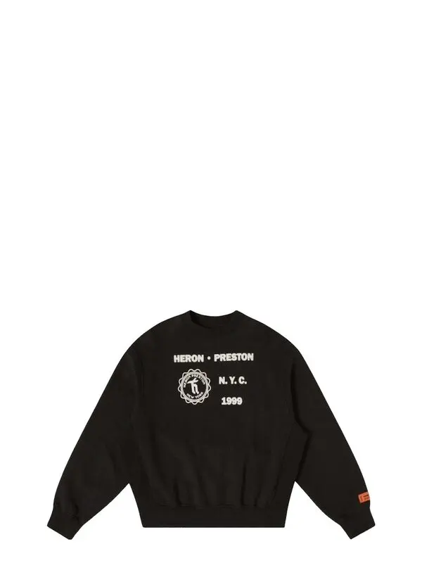 Heron Preston Medieval Heron Crew Sweatshirt - Black