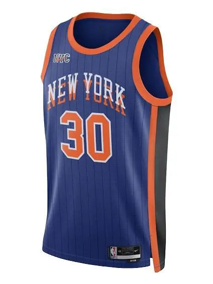 Nike Julius Randle New York Knicks Dri-fit Jersey - Blue