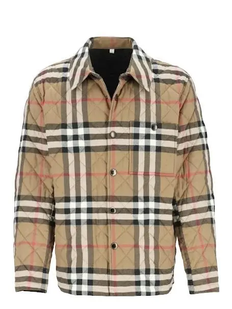Burberry Quilted Forres Jacket - Taupe Brown