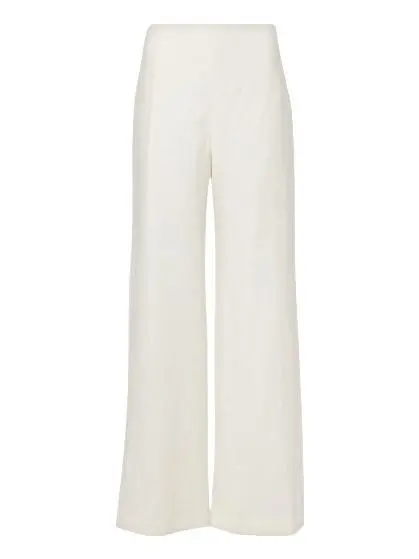 Faithfull The Brand Ilride High-rise Wide-leg Linen Pants - White