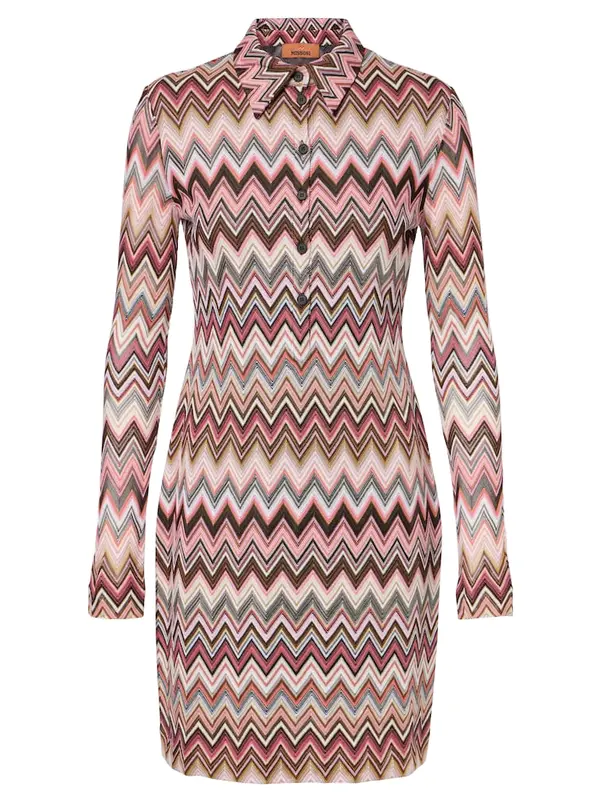 Missoni Cotton-blend Minidress - Multicoloured