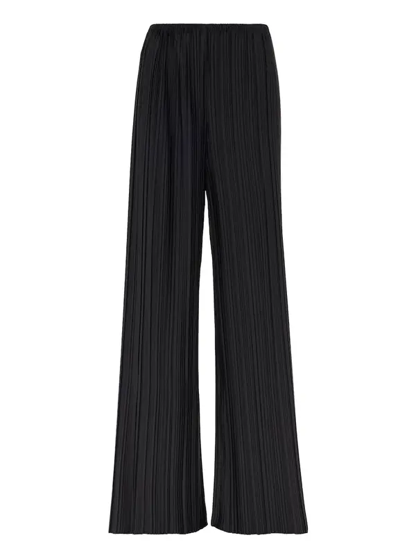 THE ROW Gala Wide-leg Pants - Black