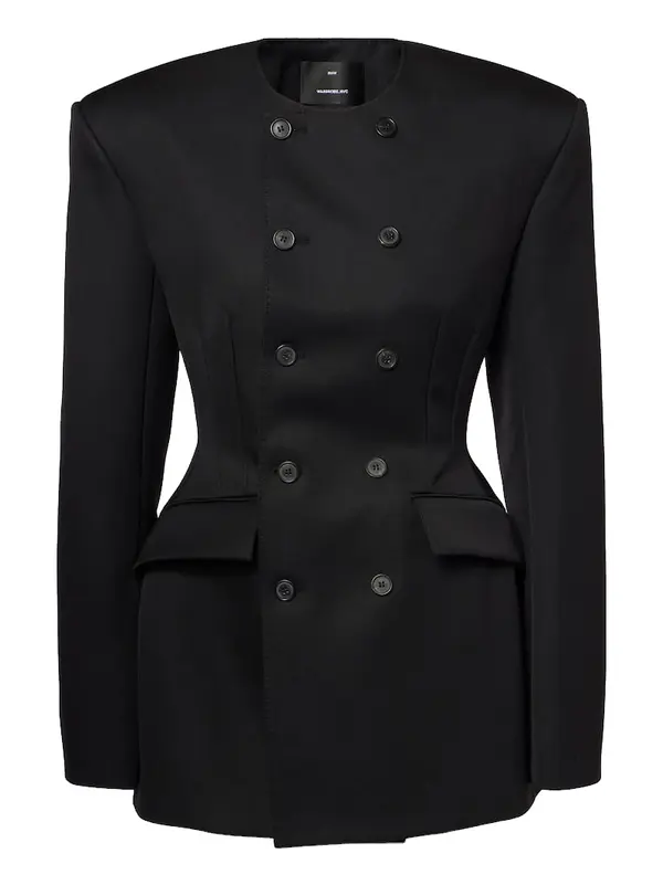 Wardrobe.NYC Twill Blazer Dress - Black