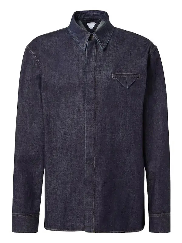 Bottega Veneta Denim Shirt - Blue