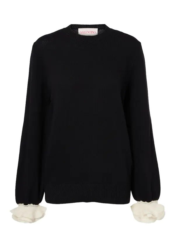 Valentino Garavani Virgin Wool Sweater - Black