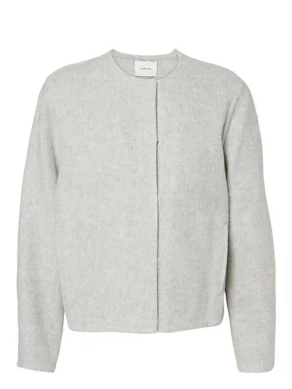 Vince Wool-blend Jacket - Grey