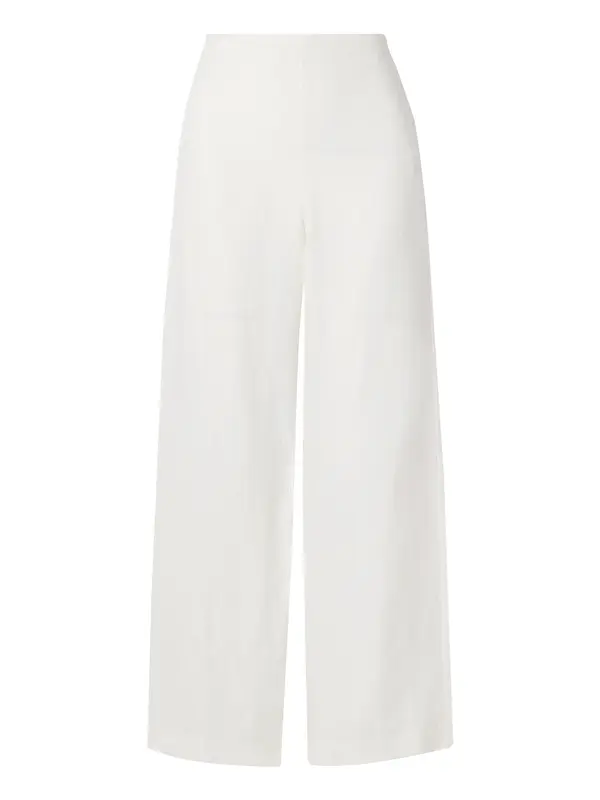 Faithfull The Brand Ilride Linen Straight-leg Pants - White