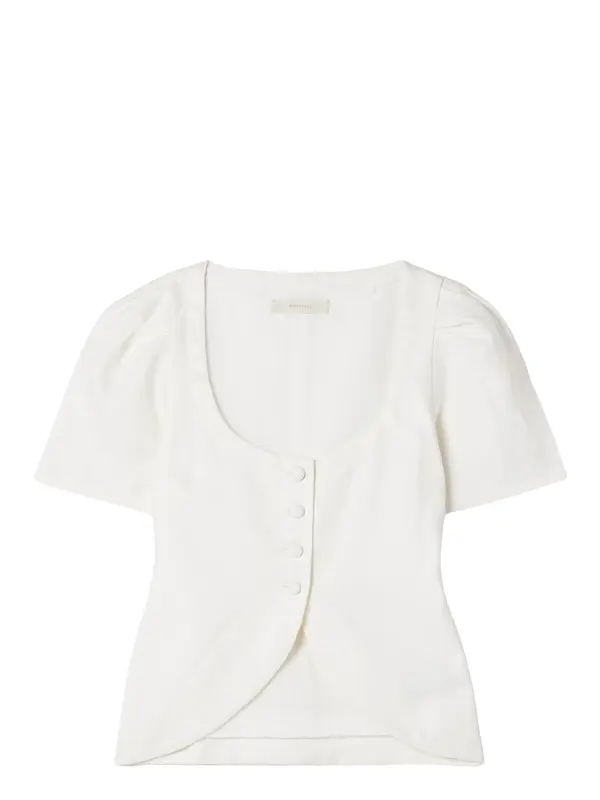 Faithfull The Brand Emma Linen Shirt - White