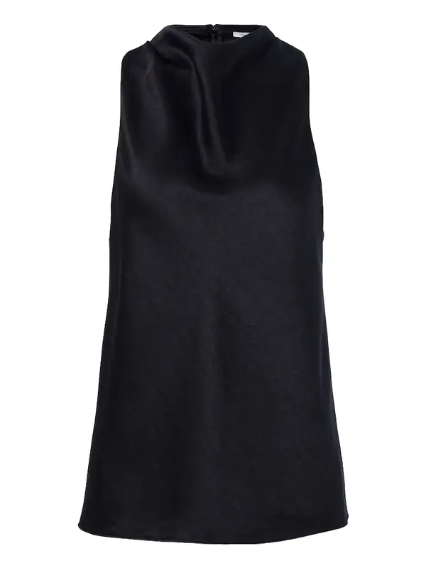 Vince Satin Top - Black