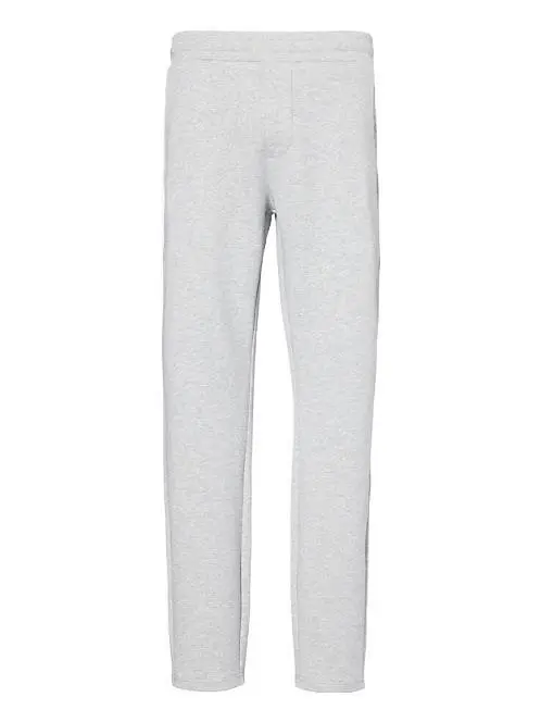 ARNE Interlock Drawstring Straight-leg Regular-fit Stretch-woven Blend Jogging Bottoms - Marl Grey