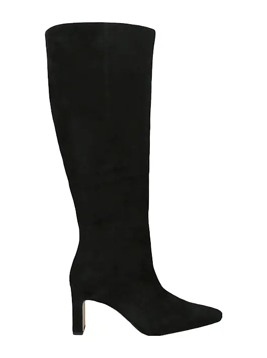 Sam Edelman Sylvia Knee-high Suede Boots - Black