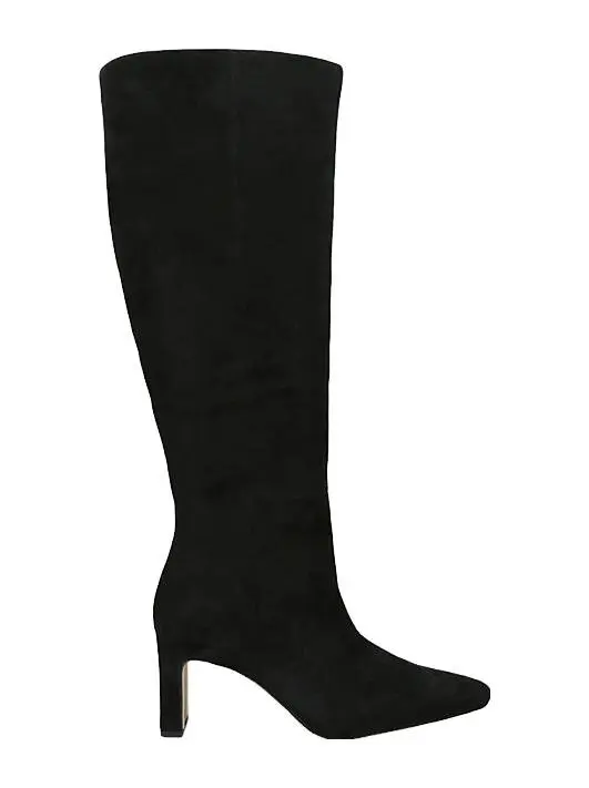 Sam Edelman Sylvia Knee-high Suede Boots - Black