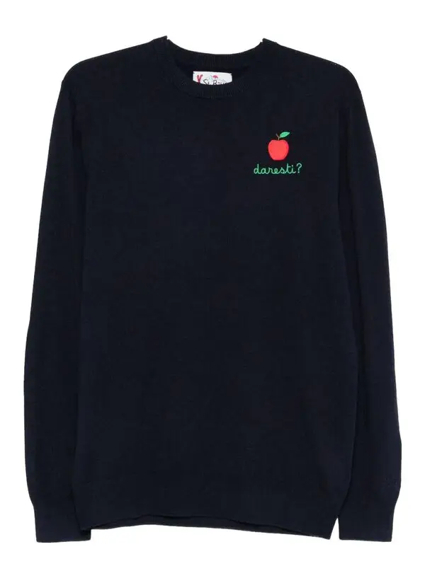 MC2 SAINT BARTH Crew Neck Sweater - Blue