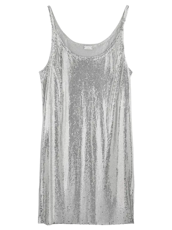 Rabanne Chainmail Mini Dress - Silver