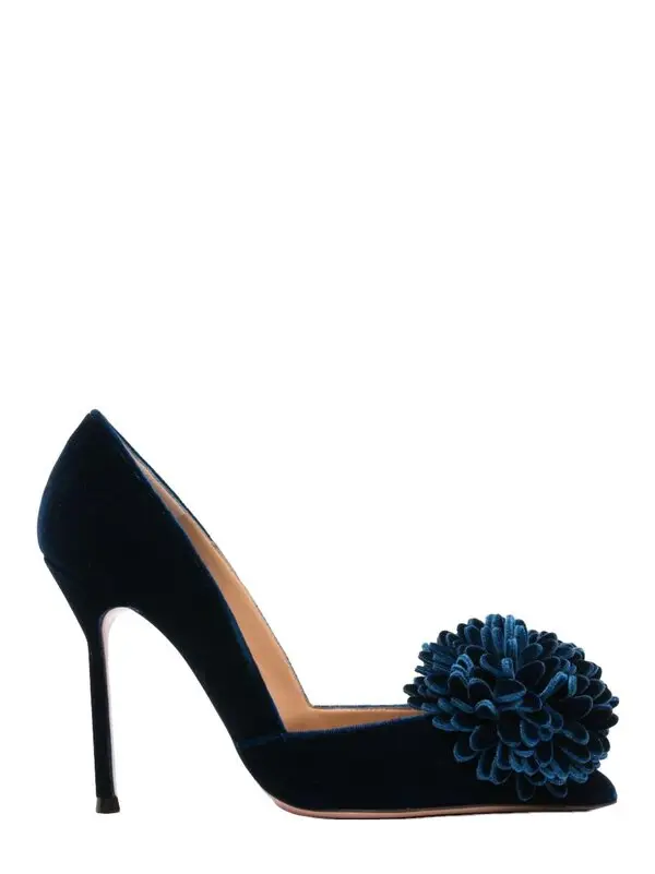 AQUAZZURA 105mm Couturier Pumps - Blue