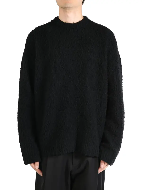 UMA WANG Brushed-finish Sweater - Black