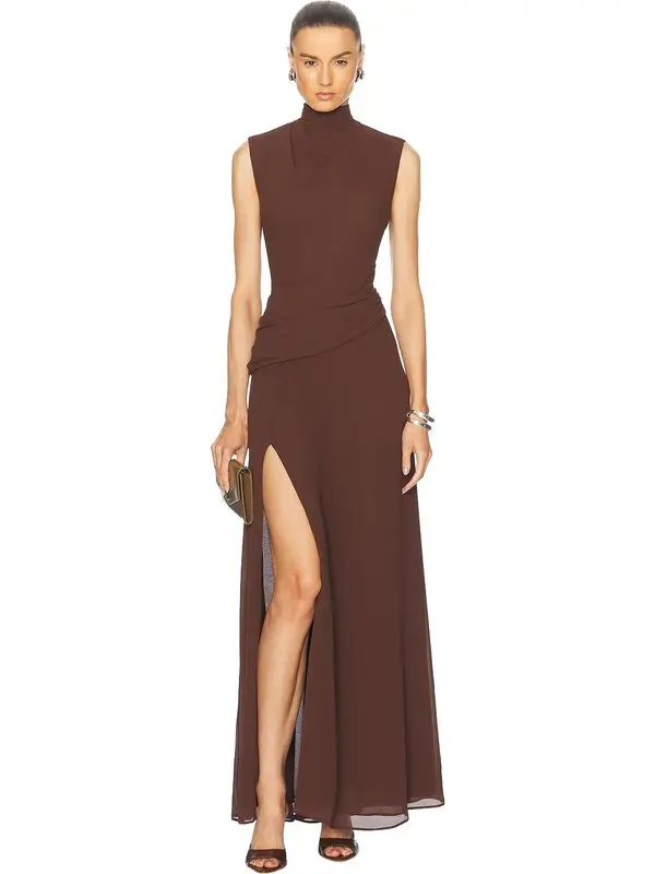 L'academie By Marianna Amouage Gown - Brown