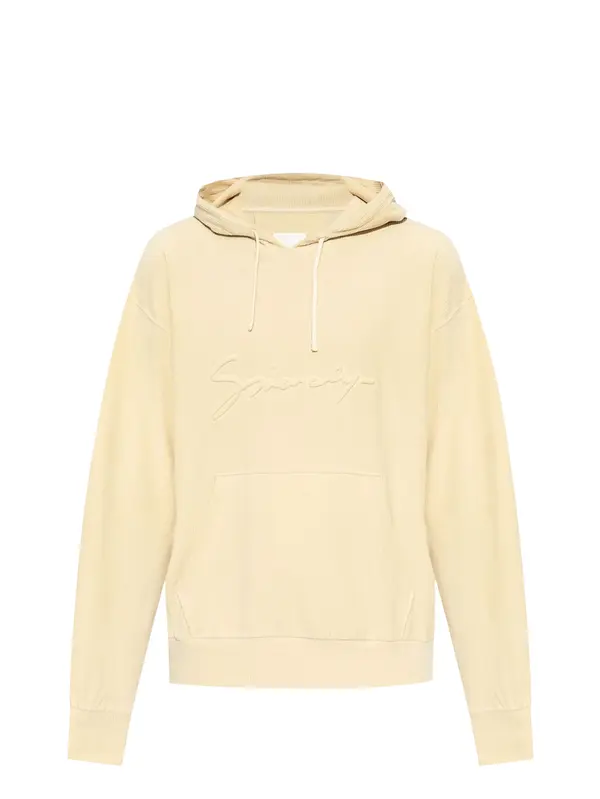 Givenchy Logo-embroidered Hoodie - Neutrals