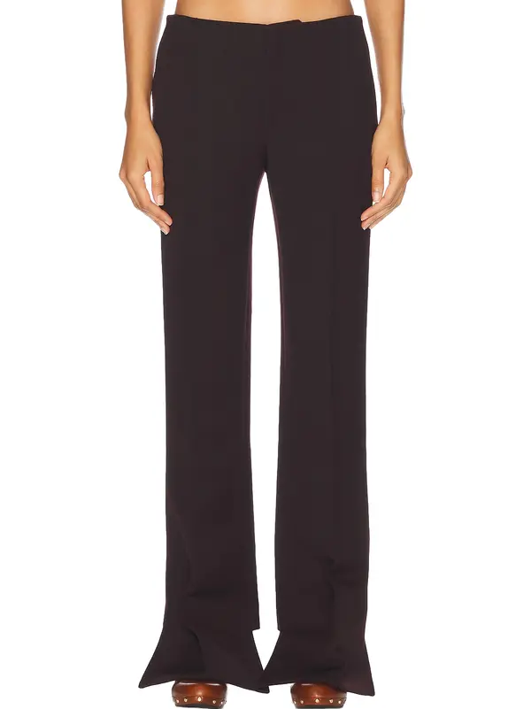 Chloé Straight Leg Pant - Copper Brown