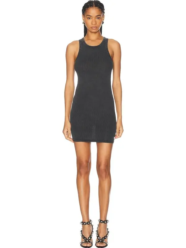 Alexander Wang Racer Tank Dress - Washed Black