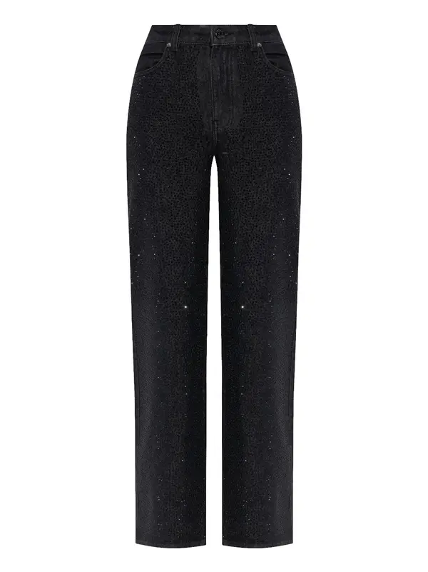 GESTUZ Zorahgz Straight Leg Jeans - Black