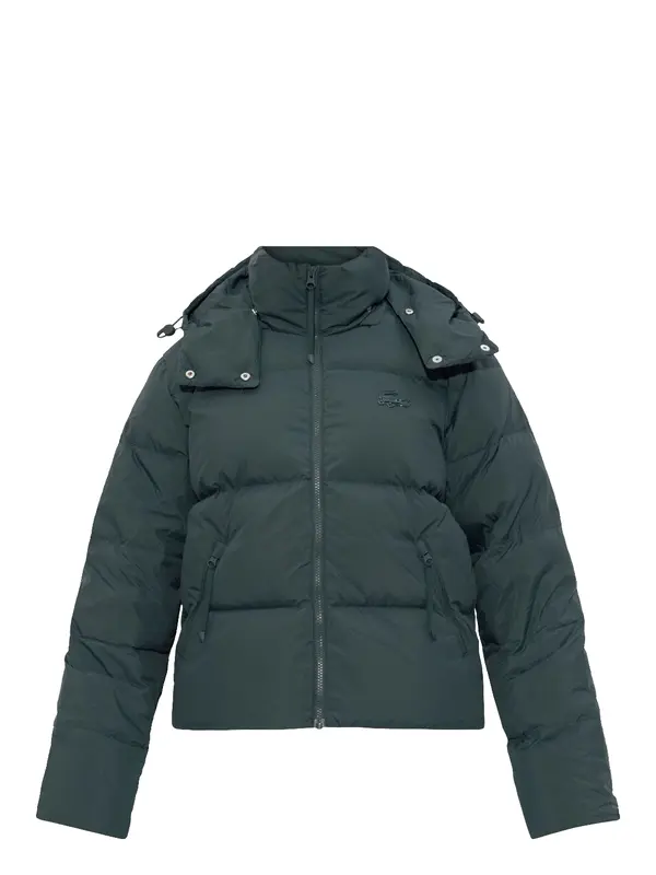 Lacoste Hooded Down Jacket - Green