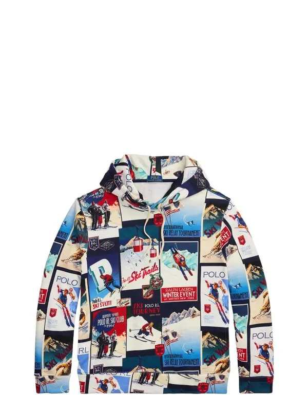 Polo Ralph Lauren Printed Hoodie - Blue