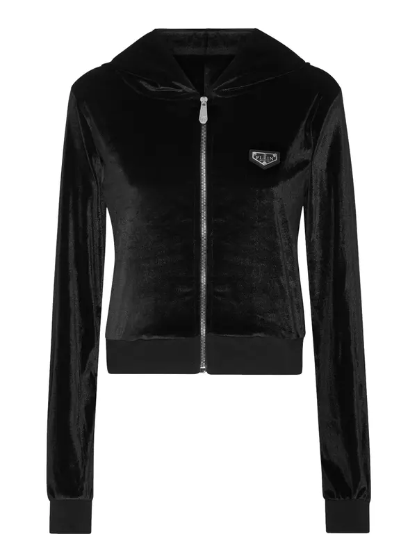 Philipp Plein Strass Skull Hoodie - Black