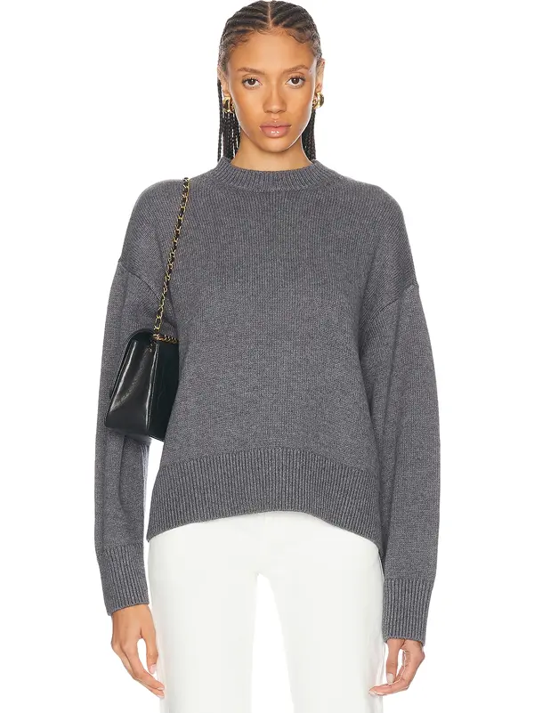 L'academie By Marianna Sonora Sweater - Dark Heather Grey