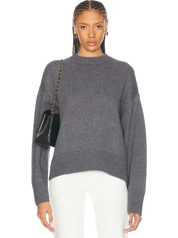L'academie By Marianna Sonora Sweater - Dark Heather Grey