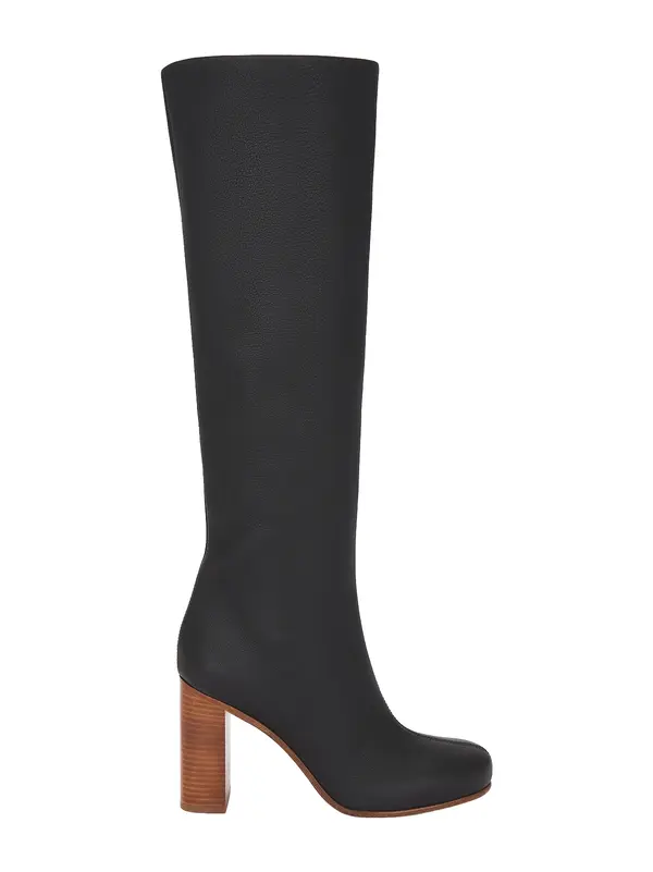 Khaite Willow Knee High 90 Boot - Black