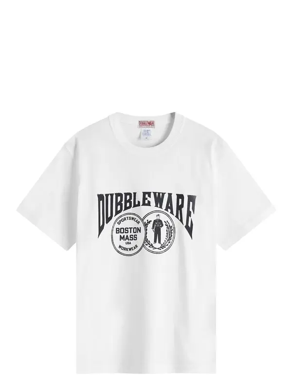 DUBBLEWARE Double Disc T-shirt - White