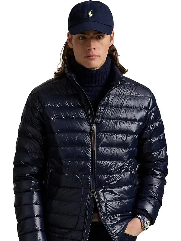 Ralph Lauren Glossed Down Jacket - Collection Navy Glossy