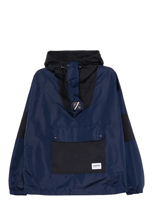 NEIGHBORHOOD Logo-patch Jacket - Blue