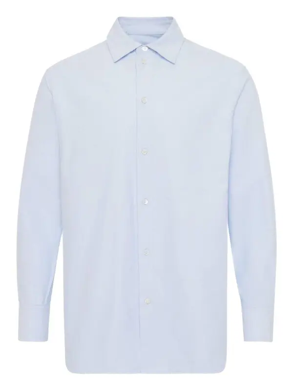 JW Anderson Cotton Oxford Shirt - Blue