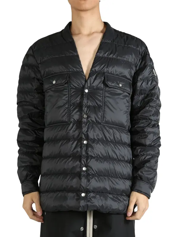 MONCLER + RICK OWENS Outershirt Down Jacket - Black