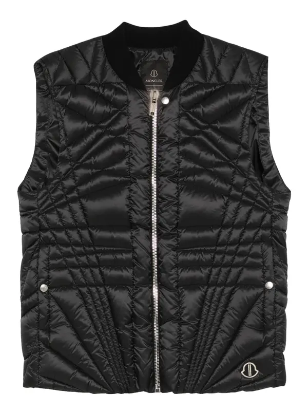MONCLER + RICK OWENS Megapenta Flight Vest - Black