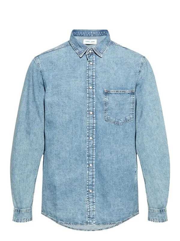 SAMSOE SAMSOE Denim Shirt - Blue
