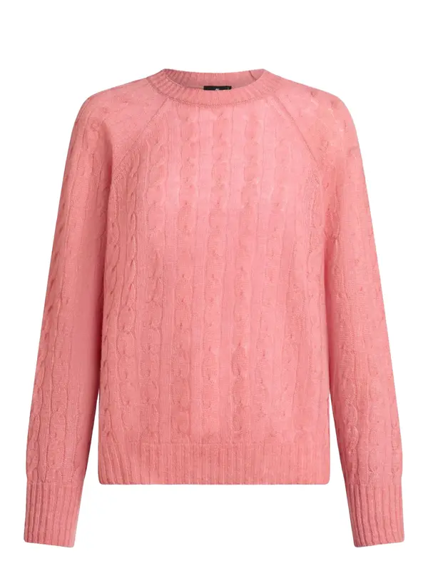 Etro Cable-knit Cashmere Jumper - Pink